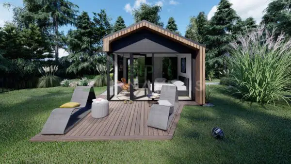 Deimantas Karkasinis Modulinis Namas 23m² | Sipnamelis.lt