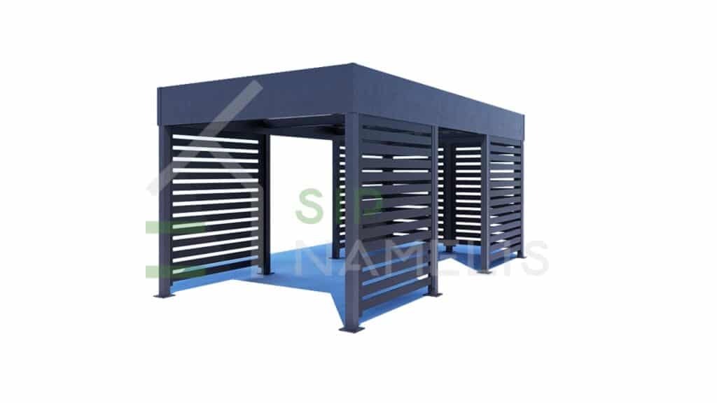 Pastogė Automobiliui Nefertitė 3x6 m, 18m² - sipnamelis